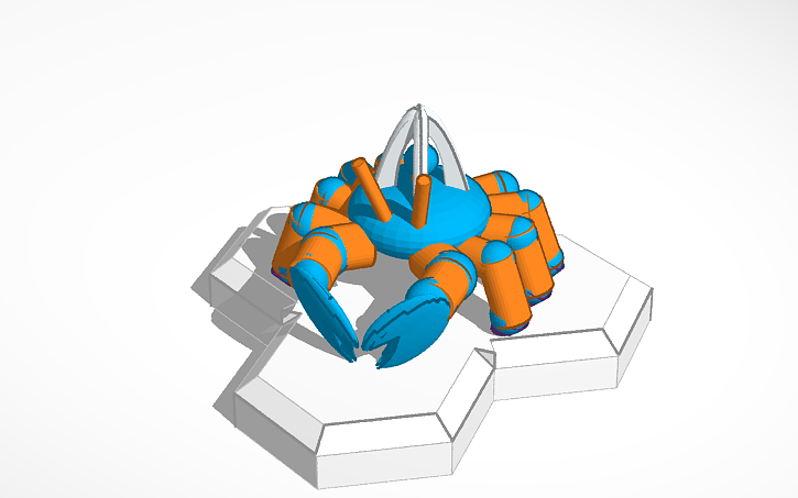 3D design Mutant Crab Miniature | Tinkercad