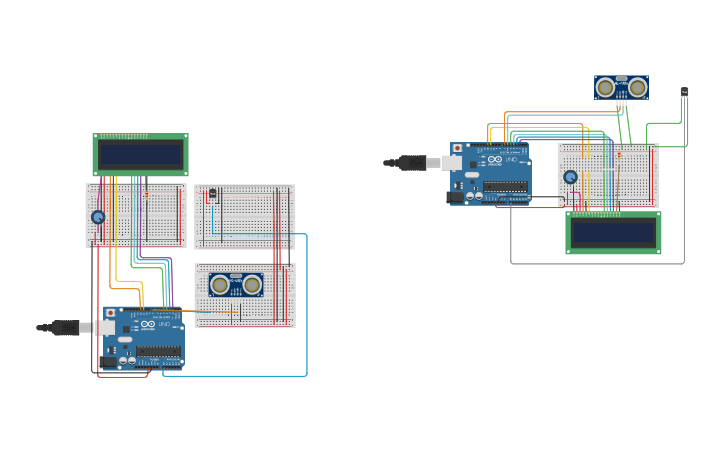 Circuit design Practica 1 a 4 - Tinkercad