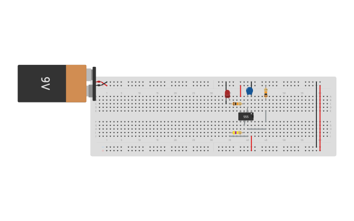Circuit Design 555 Tinkercad