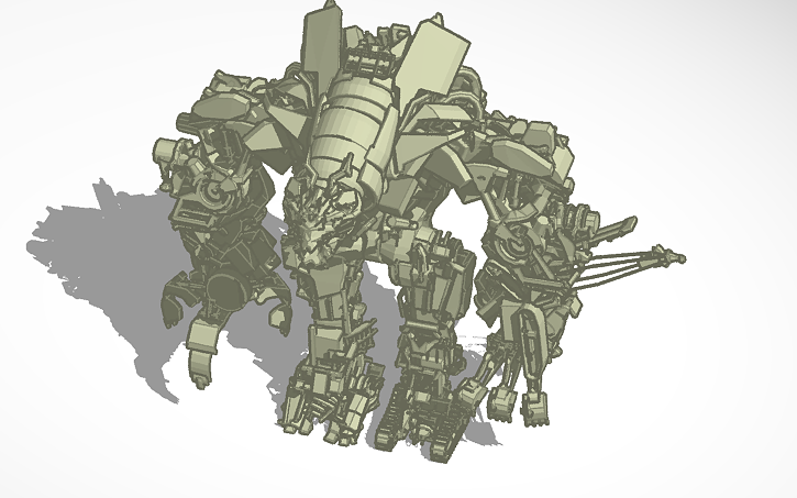 3D design devastator - Tinkercad