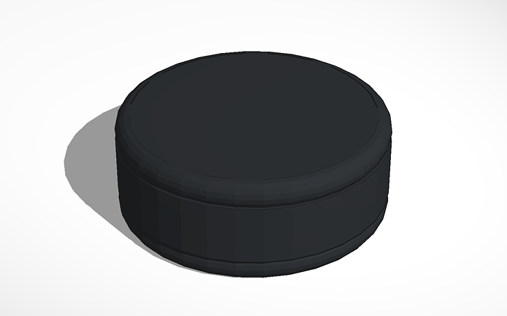 3D design Hockey Puck - Tinkercad