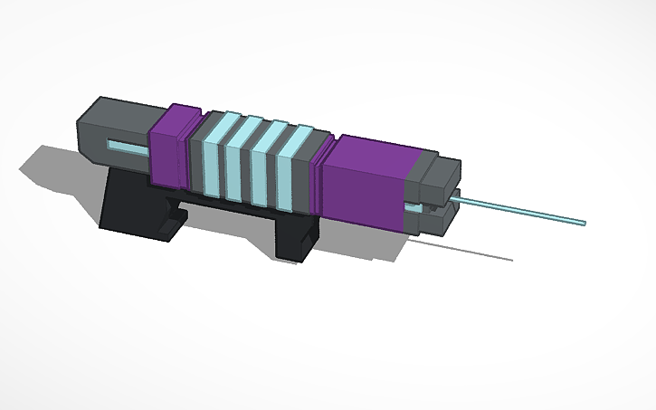 3D design people playground laser gun | Tinkercad