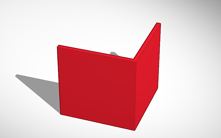 3D design House 90 degree wall corner | Tinkercad