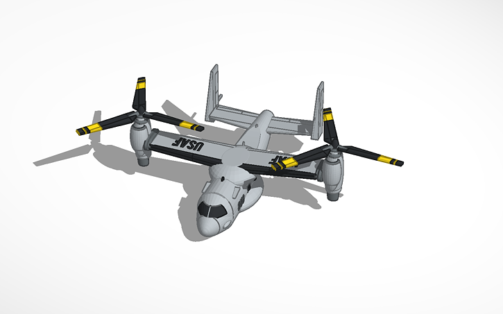 3D design Boeing V-22 Osprey 2 - Tinkercad