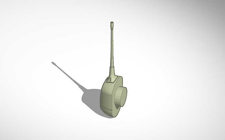 3D design Panzer X Easy print Turret | Tinkercad 3D design Panzer X Easy print Turret | Tinkercad