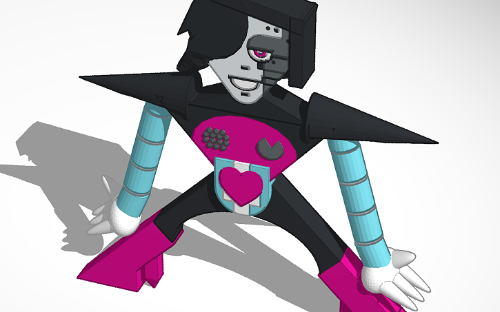 3D design Mettaton EX | Tinkercad