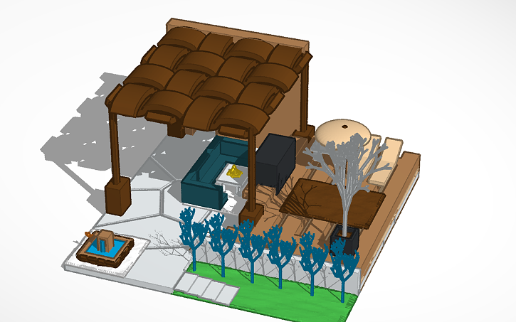 3D design Patio Design - Tinkercad