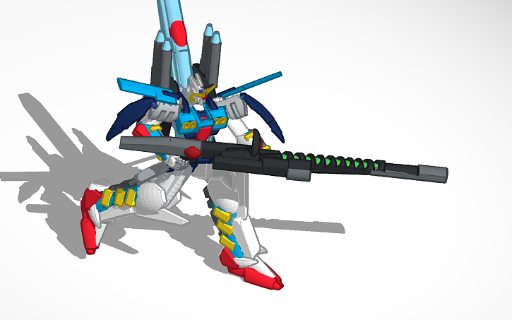 3D design Gundam | Tinkercad