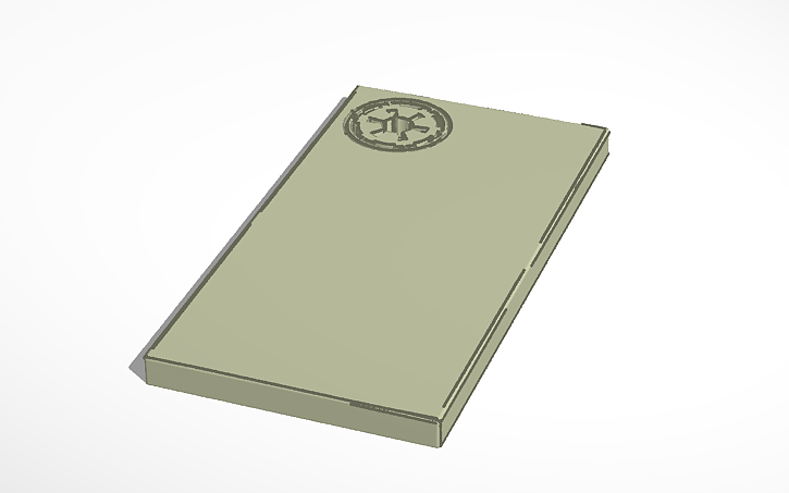 3D design mandolorian beskar - Tinkercad