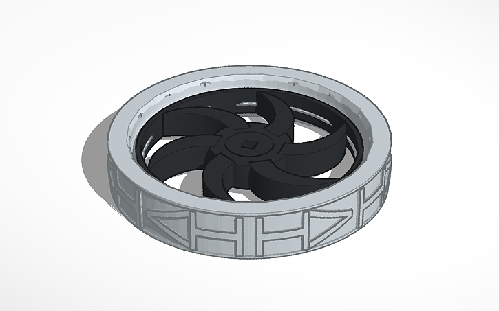 3D design VEX V5 wheel - Tinkercad