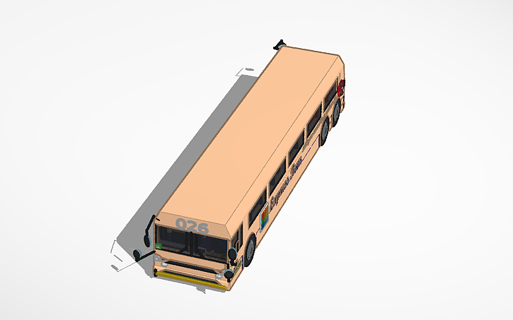3D design V0.3.8 Tinkercad Express Tour Bus | Tinkercad