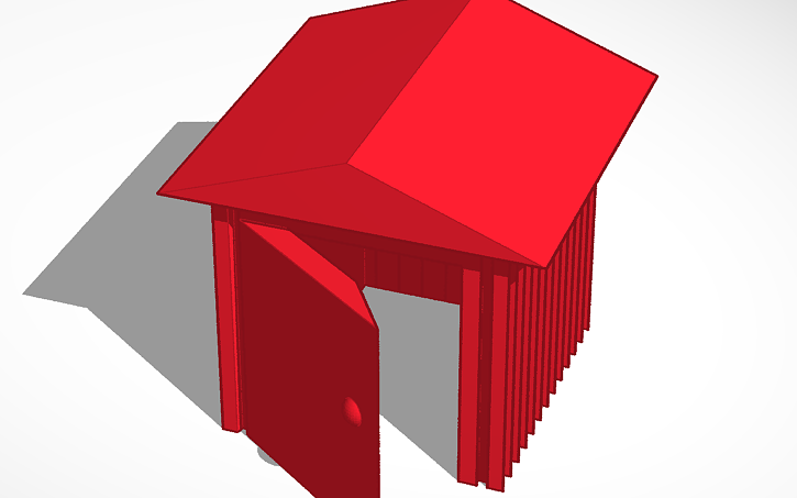 3D design Shed - Tinkercad