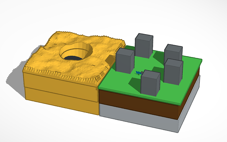 3D design Copy of Terrain | Tinkercad