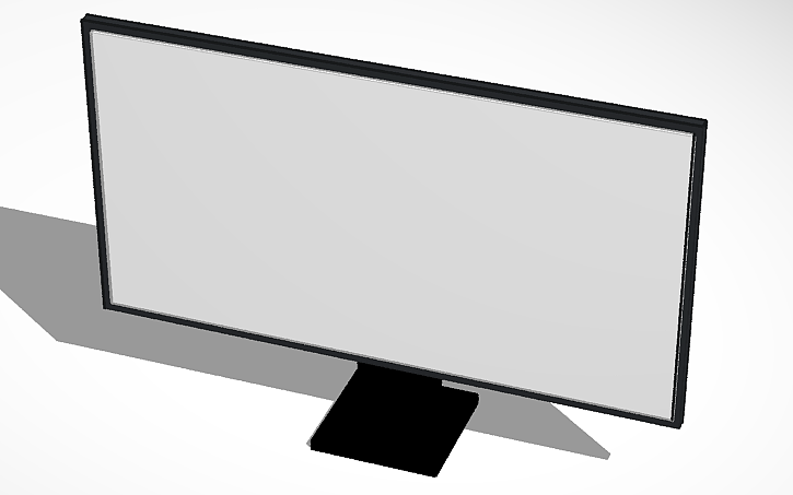 3D design Copy of Copy of Gaming Monitor - Tinkercad