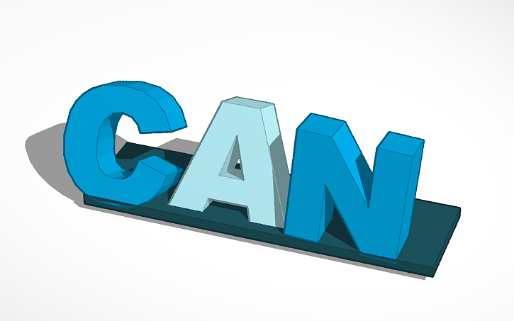 3D design can - Tinkercad