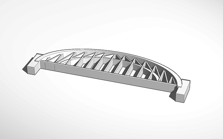 3D design Sydney Harbour Bridge - Tinkercad