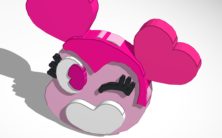 3D design cute girl | Tinkercad