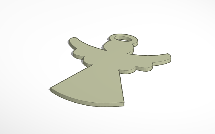 3D design angel - Tinkercad