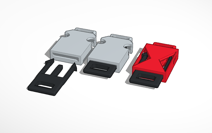 3D design Buckle Locking Mechanism (+ Bottle Opener ) - Tinkercad