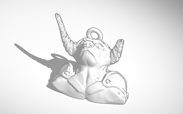 3D design Minotaur keychain | Tinkercad