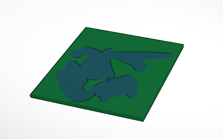 3D design basic camo skin - Tinkercad