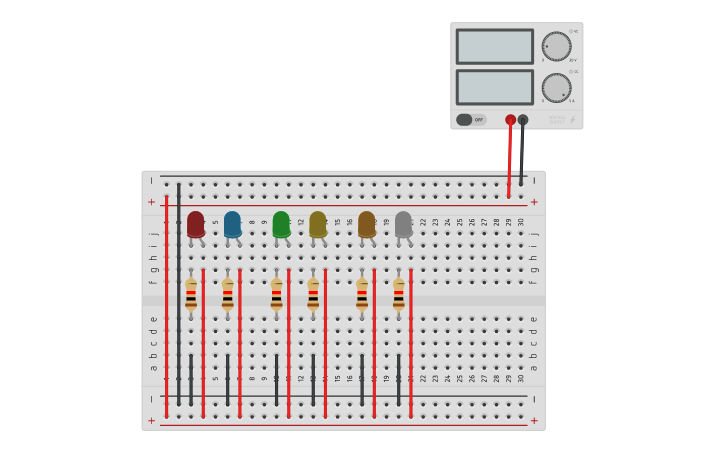 Circuit design Practica3 - Tinkercad