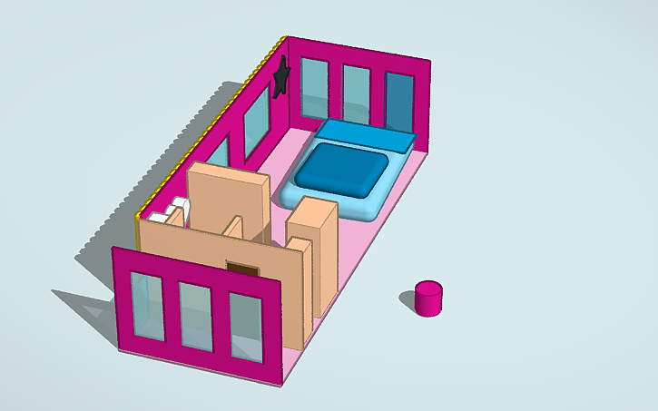 3D design Copy of Interior Design Challenge - Tinkercad