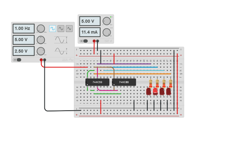 Circuit design Wisnu Maulana_EC-3A_No 1 Mod 9 counter asinkron 7493 ...
