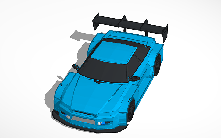 3D design Nissan GTR (R34) Racebody - Tinkercad