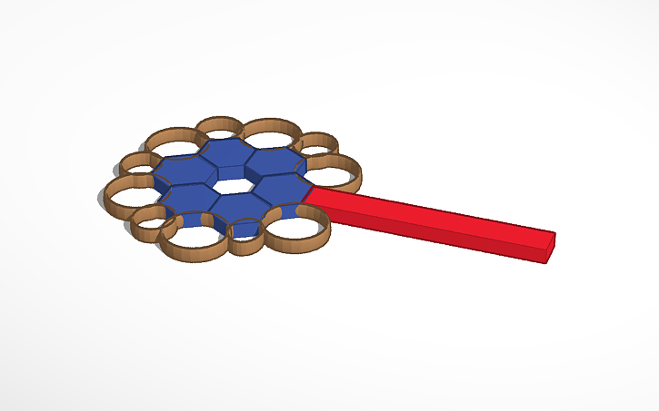 3D design Bubble Wand - Tinkercad