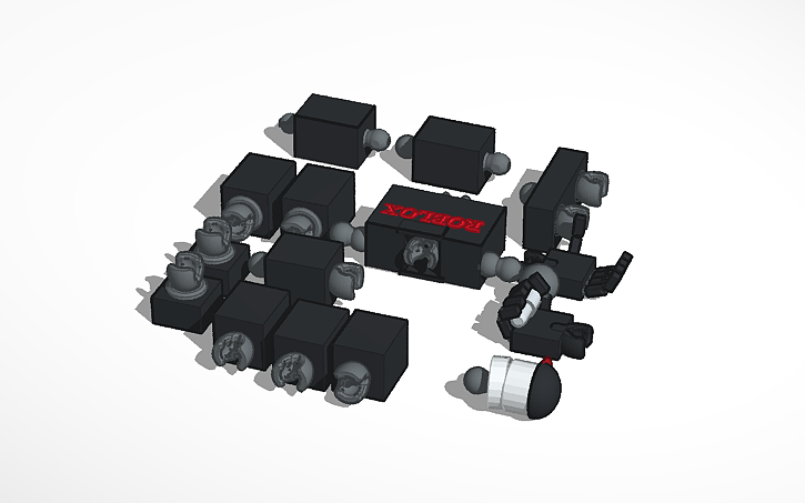 3D design Roblox Guest animatronic figure 3d printable model - Tinkercad