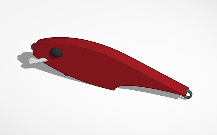 3D design Bass Fishing Lure - Tinkercad