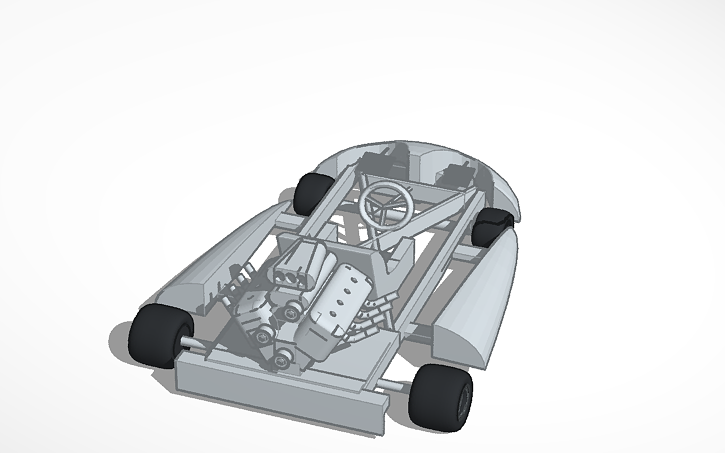 3D design Go kart - Tinkercad