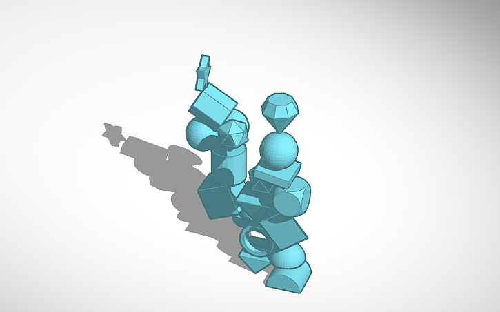 3d Design Abstract Art Tinkercad