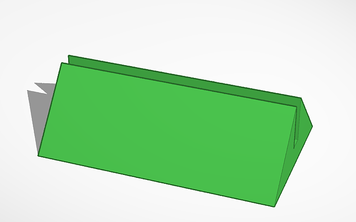 3D design label plate - Tinkercad