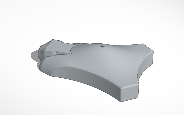 3D design 500mm Spyda Quadcopter body with FPV - Tinkercad