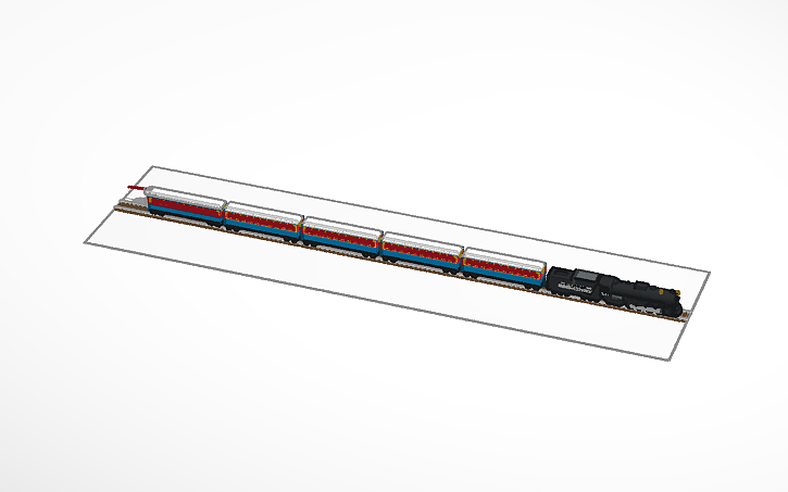 3D design V1 The Polar Express 2004 Film COMPLETE CONSIST - Tinkercad