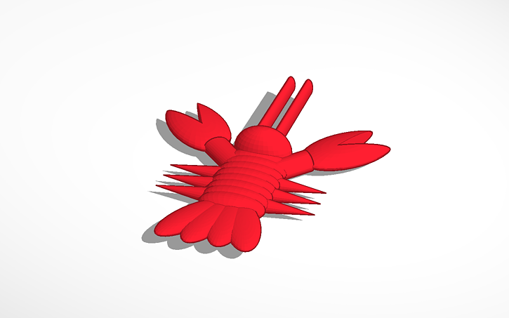 3d Design Dumb Bad Lobster Tinkercad