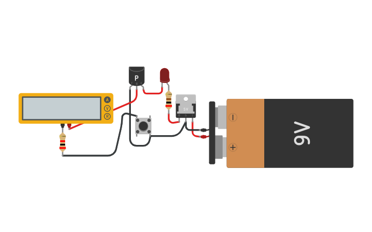 Circuit design PNP - - Tinkercad