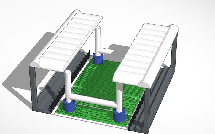 3D design rugby feild - Tinkercad