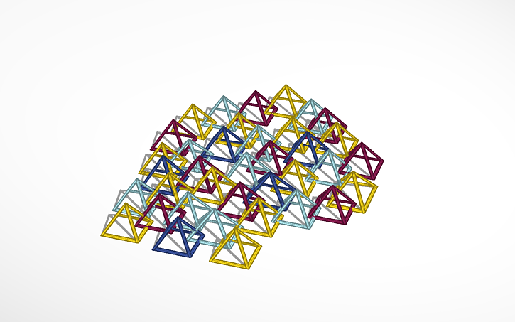 3d Design Triangular Wall Art Tinkercad