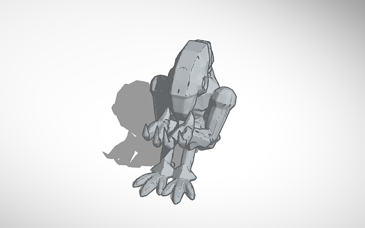3D design Metroid Dread Chozo Statue - Tinkercad