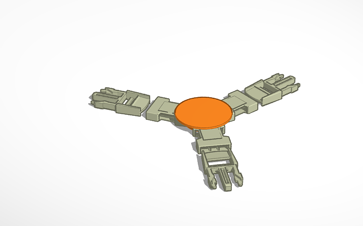 3D design 3 way buckle | Tinkercad