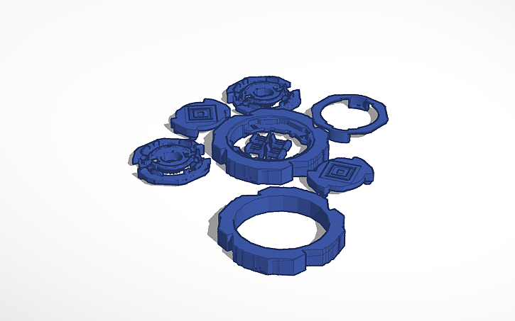 3D design Beyblade - Tinkercad