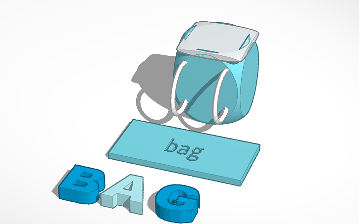 3D design nacis bag | Tinkercad