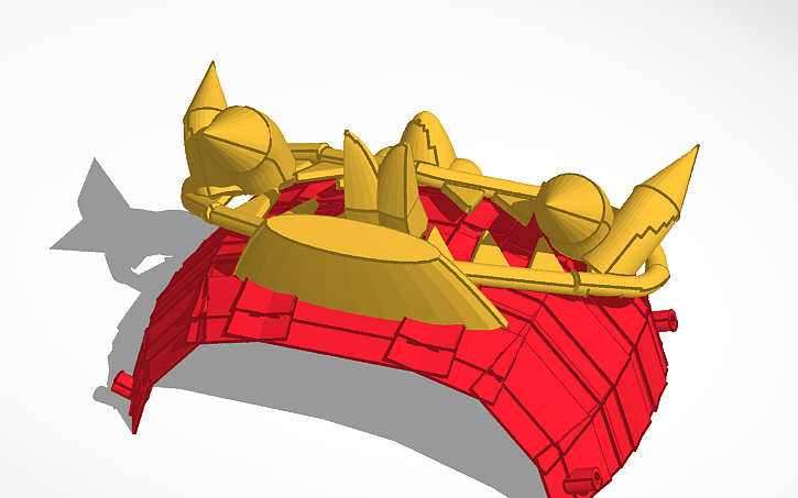 3D design Oni Face Mask Cover - Tinkercad