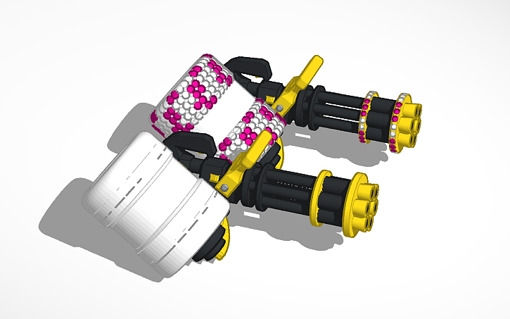 3d Design Splatoon 2 Heavy Splatling Tinkercad