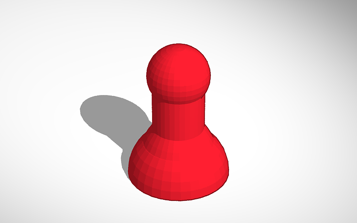 3D design pawn | Tinkercad