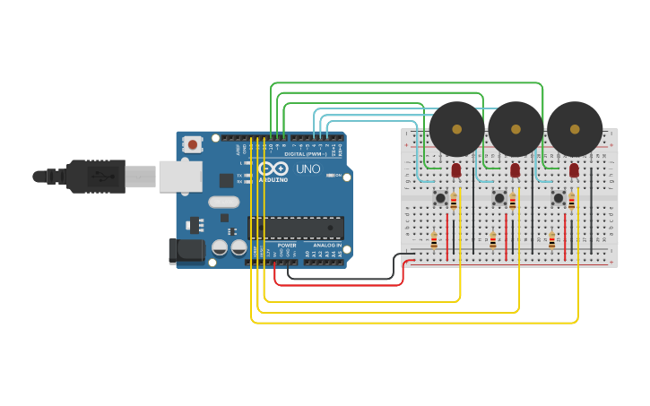 Circuit design FRAGMENTOS DE SONIDOS - REPASO S5 - Tinkercad