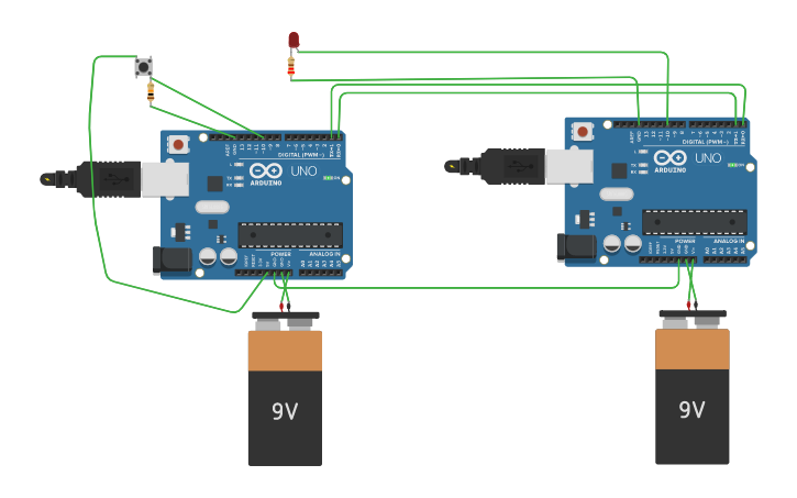 Circuit design PRUEBA RX TX - Tinkercad